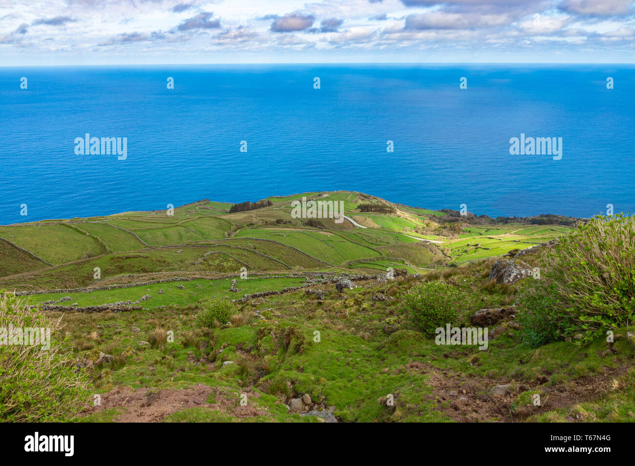 Portugal azores corvo road hi-res stock photography and images - Alamy