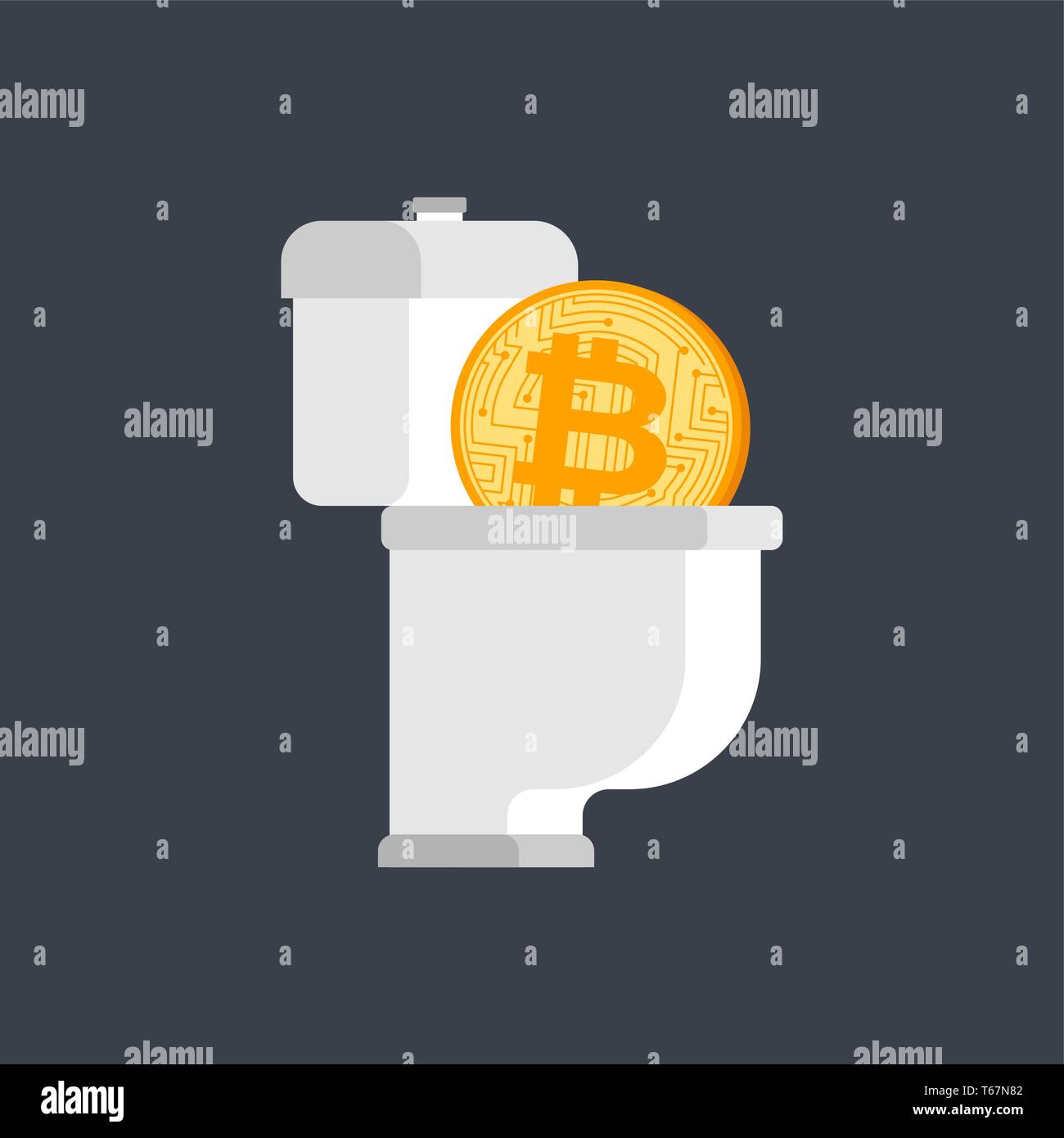 Pay and use toilet Stock Vector Images - Alamy