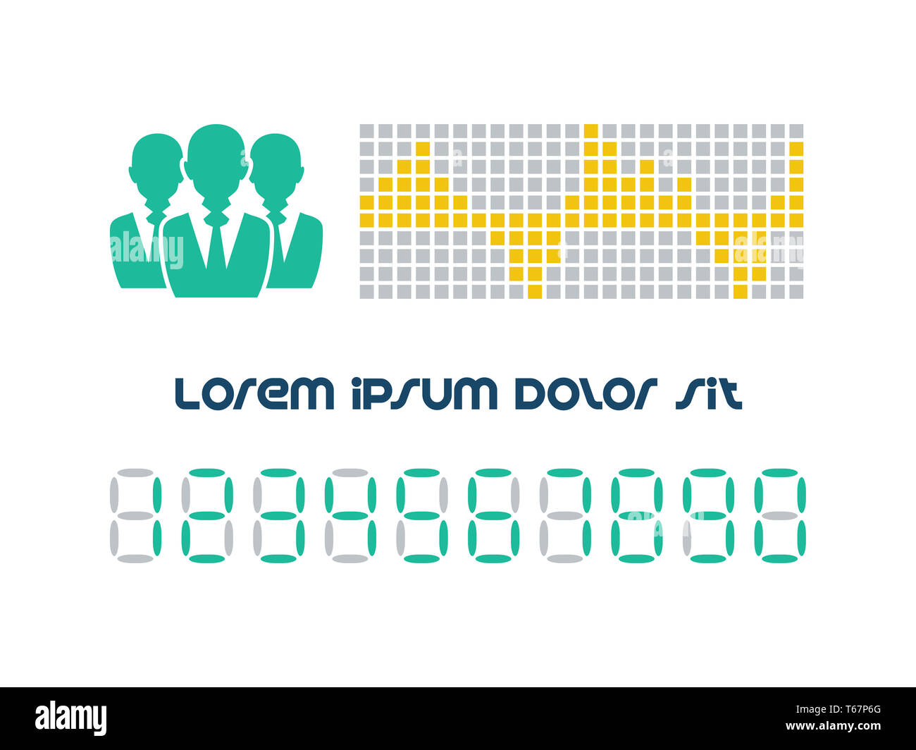 Technology Infographic Elements Stock Photo - Alamy