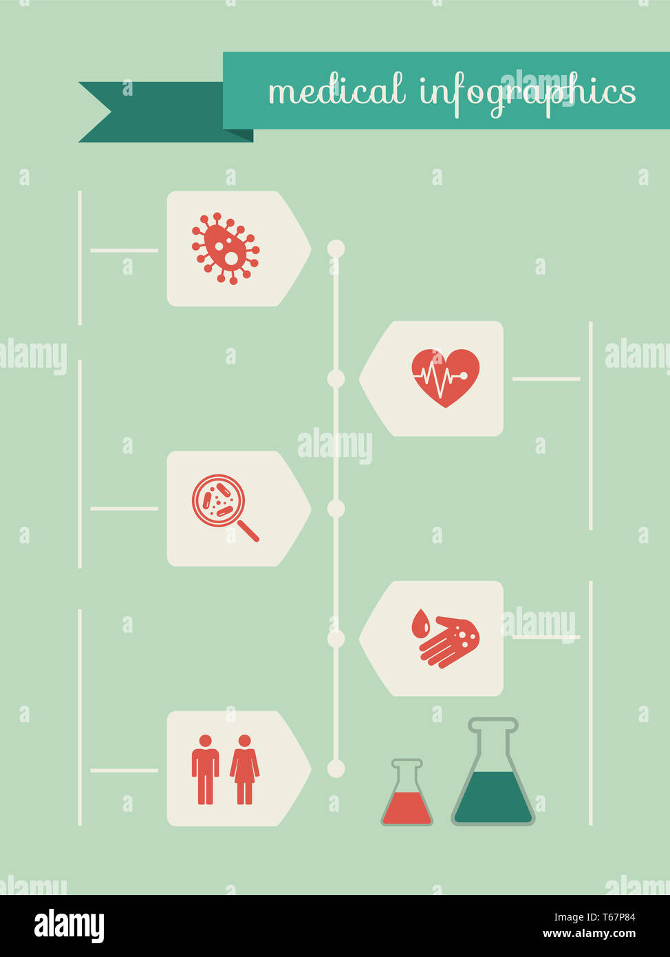 Medical care infographic template hi-res stock photography and images ...