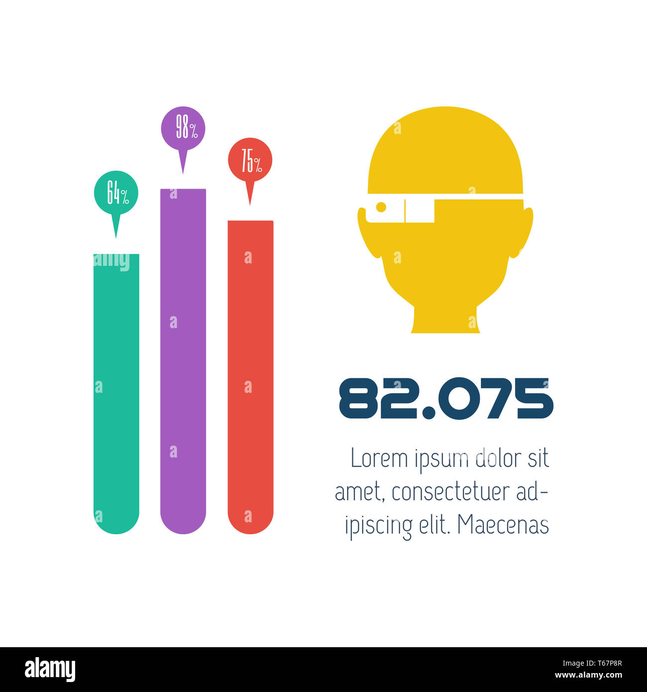 Technology Infographic Elements Stock Photo - Alamy