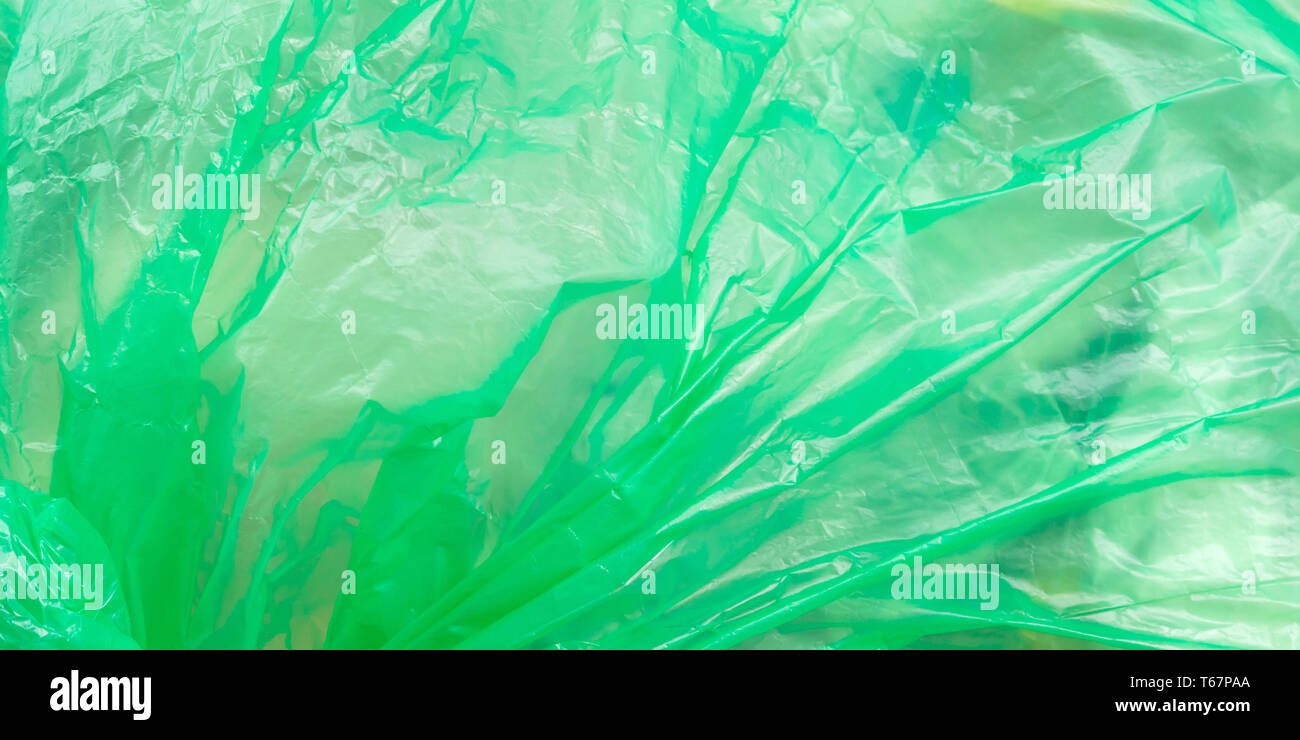 Color plastic bag with garbage to recycle outdoors. Texture Stock Photo ...