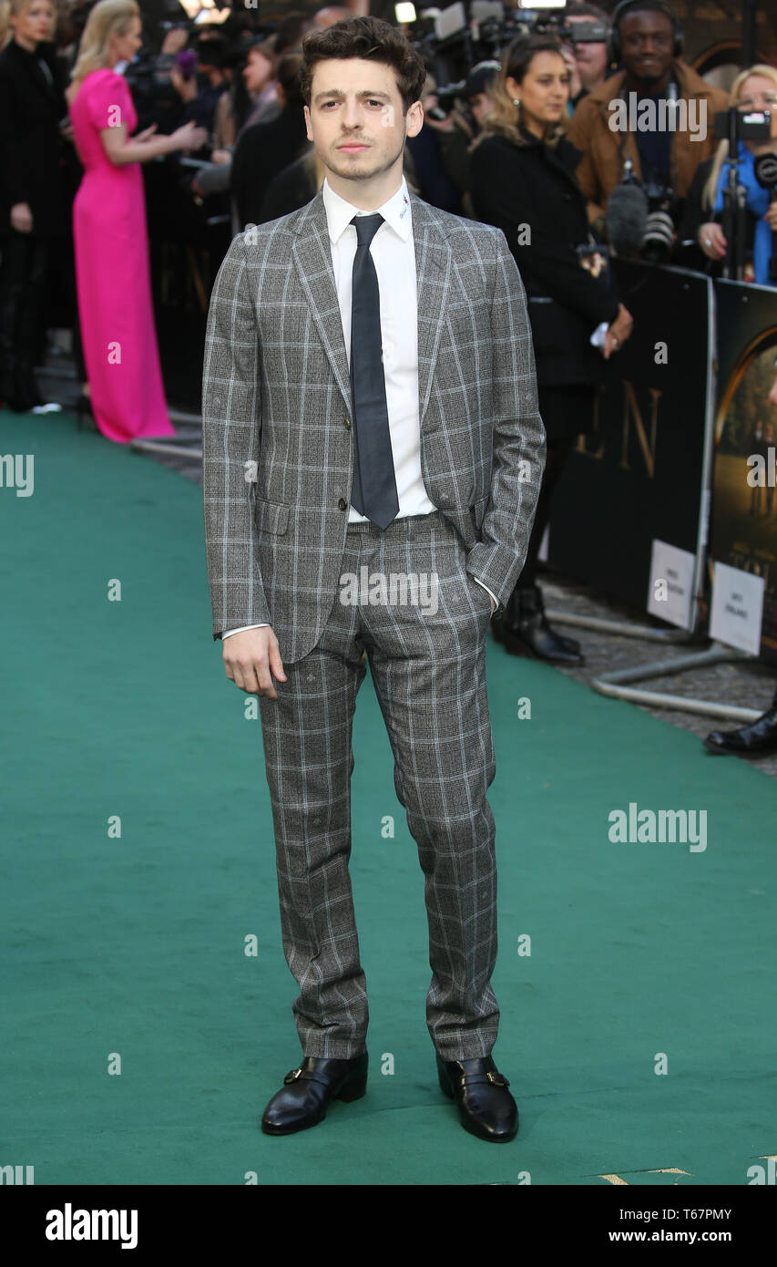 Anthony Boyle attending the UK premiere of Tolkien held at Curzon ...