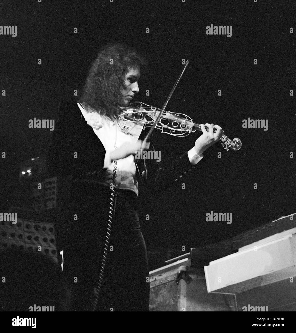 Eddie jobson Black and White Stock Photos & Images - Alamy