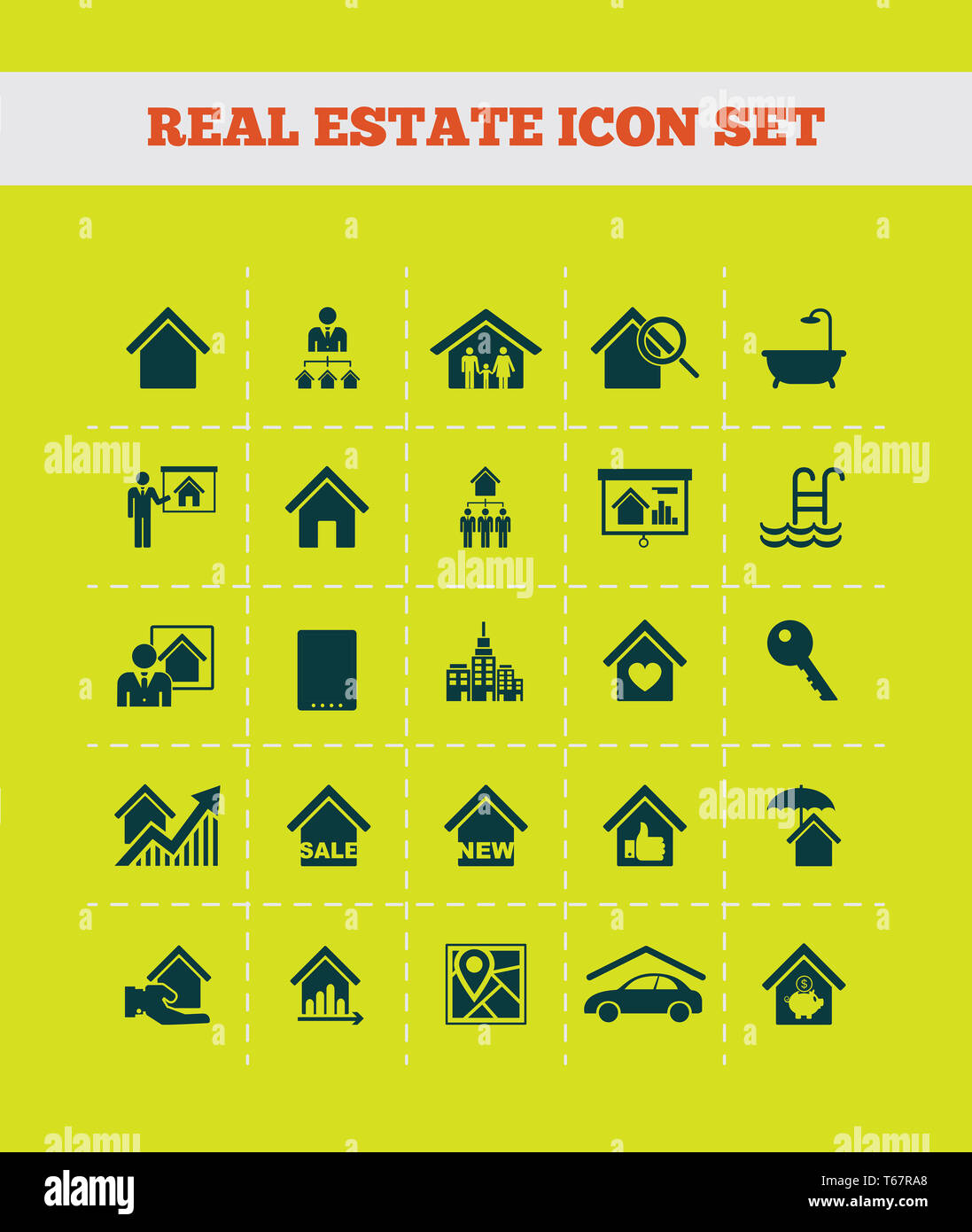 Real Estate Infographics Stock Photo - Alamy