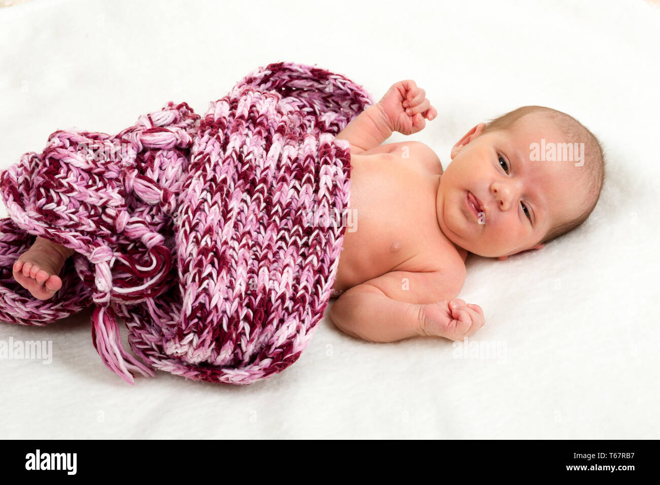 looking newborn baby Stock Photo - Alamy