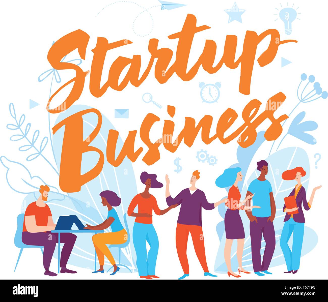 Team meeting cartoon hi-res stock photography and images - Alamy