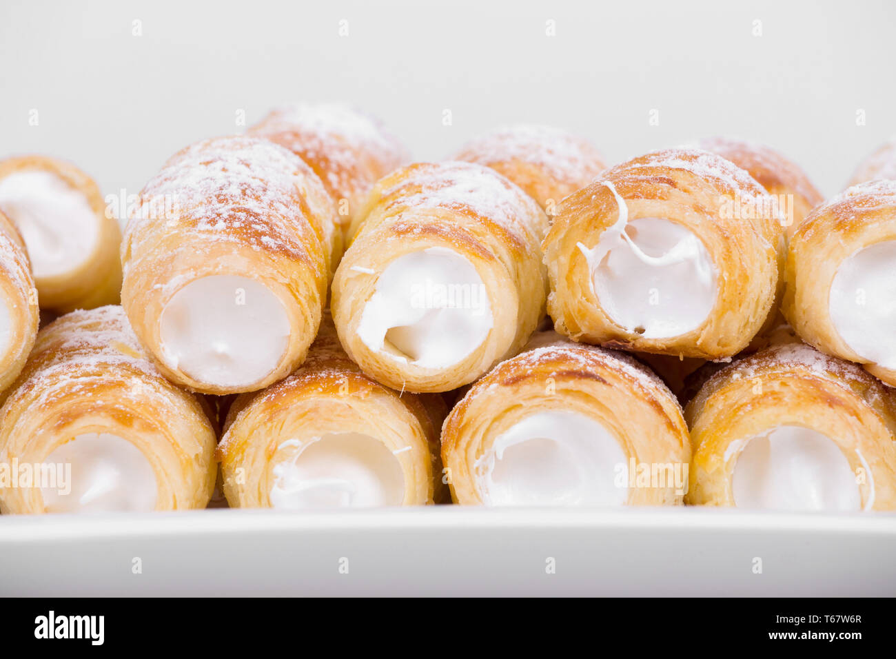 Tube pastry hi-res stock photography and images - Alamy