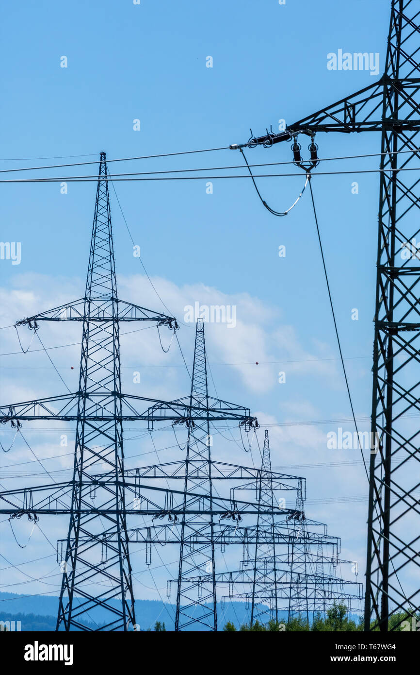 power pole symbol photo Stock Photo - Alamy