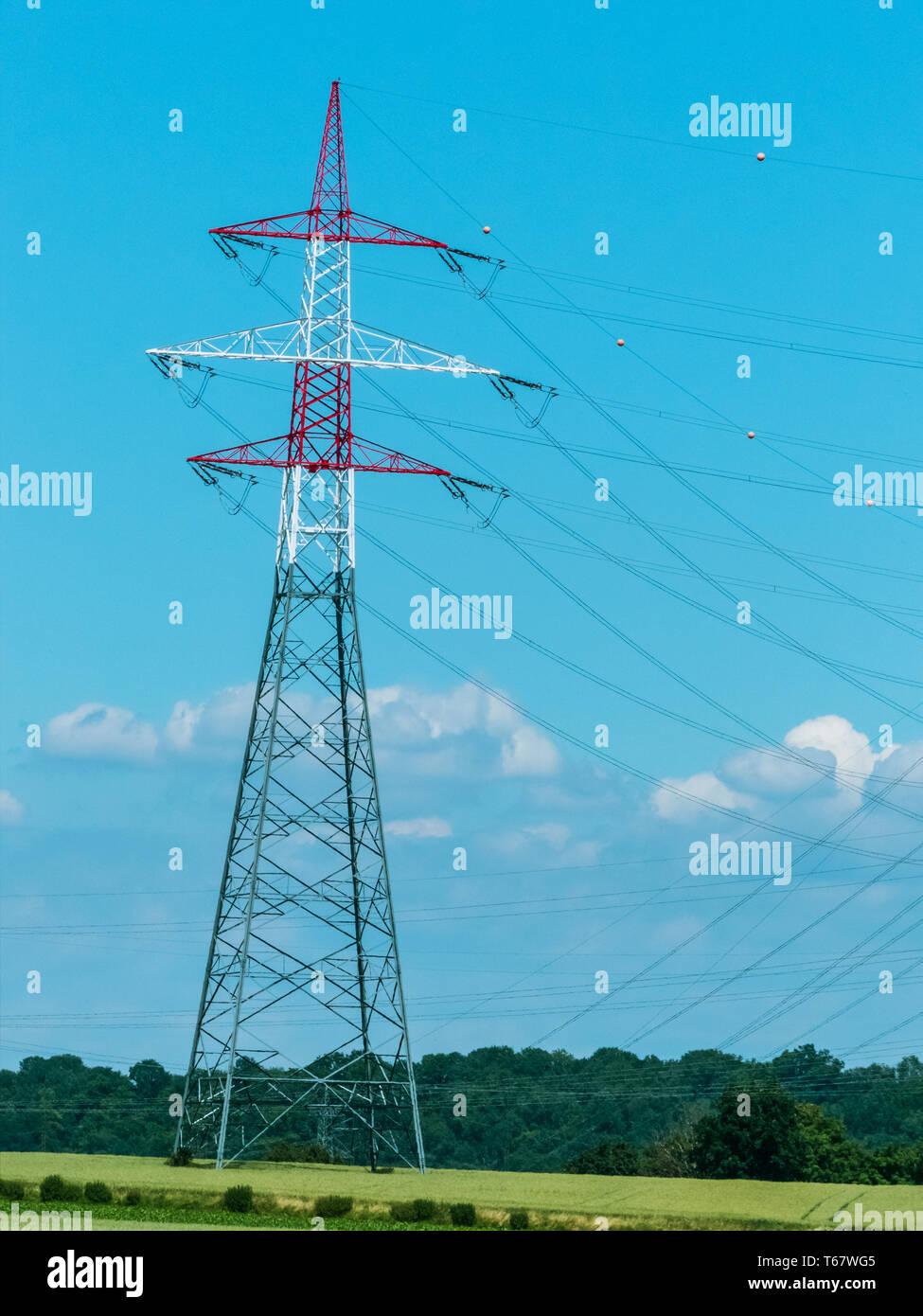 power pole symbol photo Stock Photo - Alamy