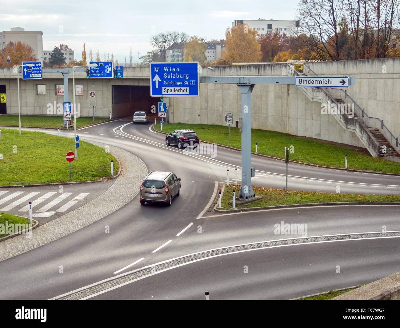 Traffic on a typical German Autobahn, Germany Stock Photo - Alamy