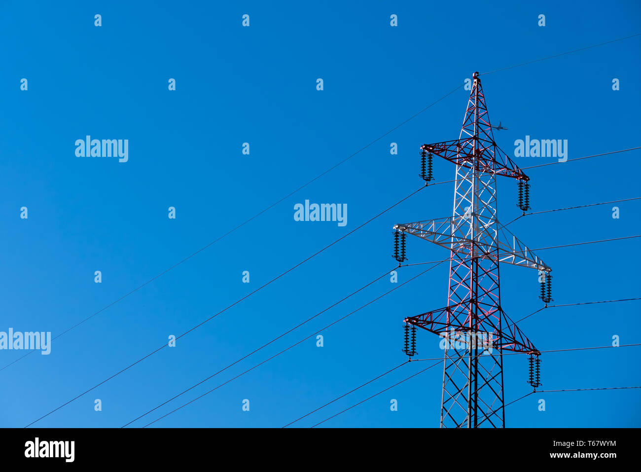 power pole symbol photo Stock Photo - Alamy