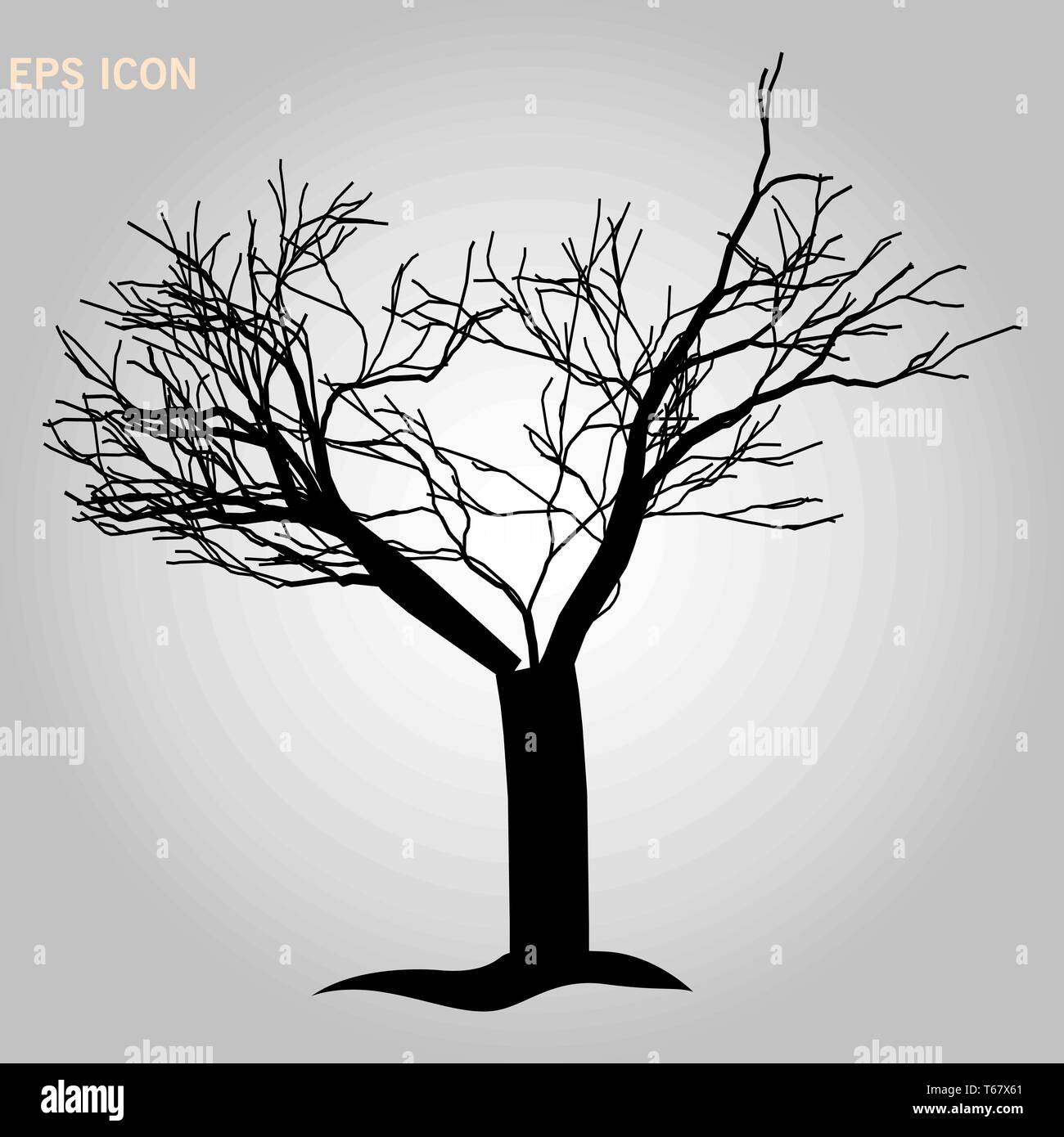 Tree icon. Forest symbol. Flat web sign on white background. Vector eps ...
