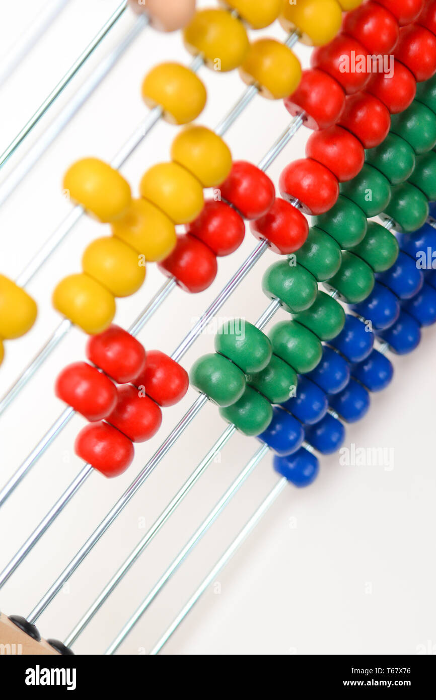 Accounting and finance concept from abacus Stock Photo - Alamy