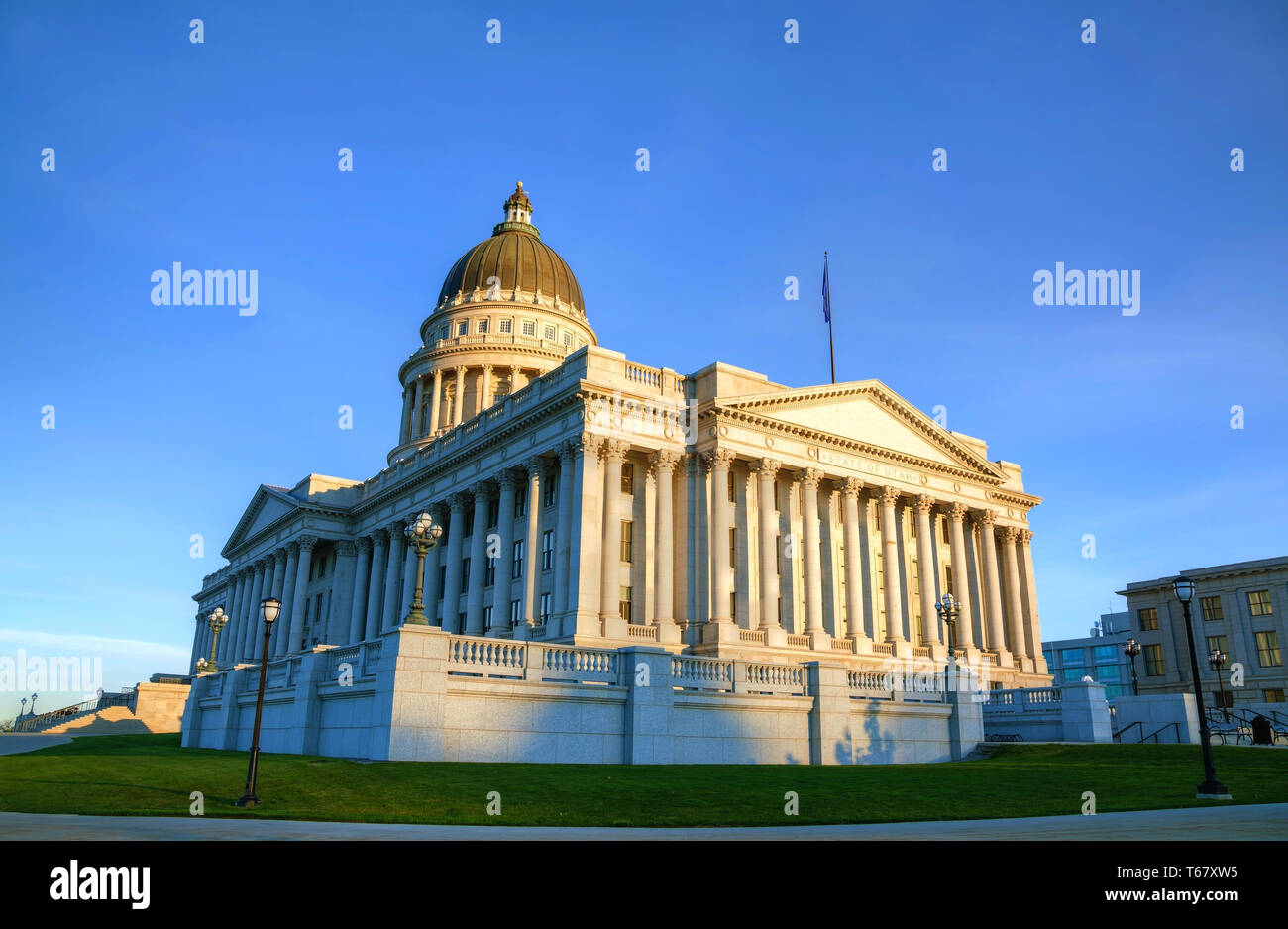 Utah state capitol building in Salt Lake City Stock Photo - Alamy