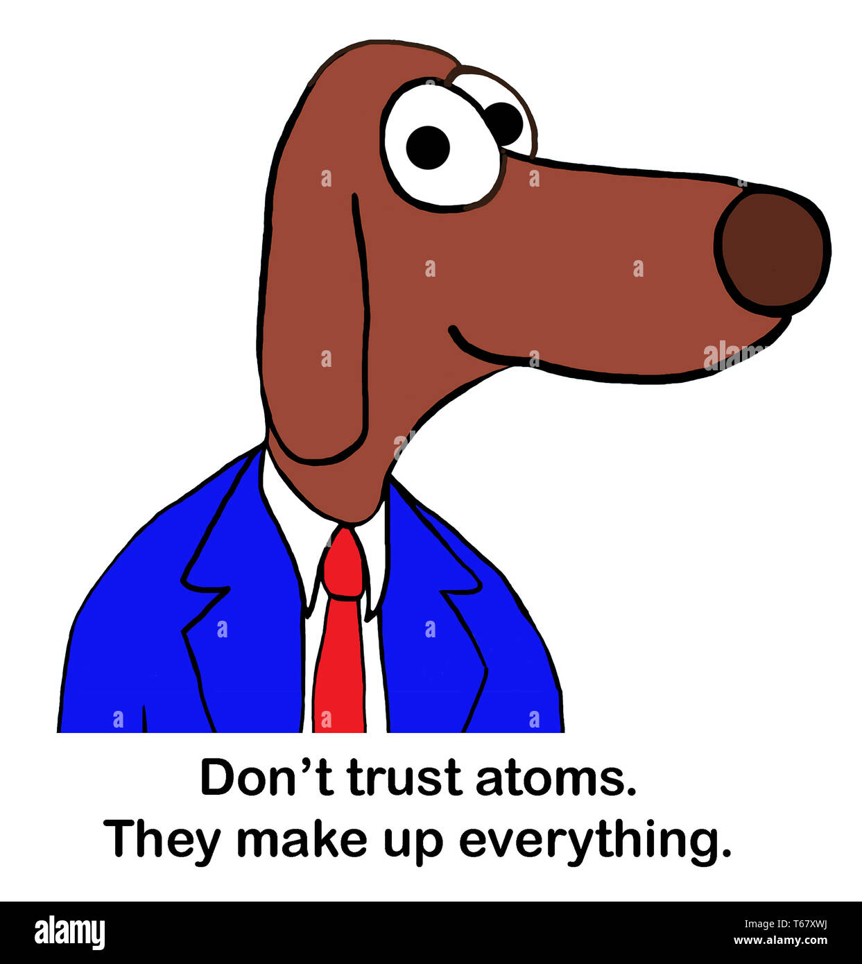 Dog professor gives warning about trust Stock Photo - Alamy