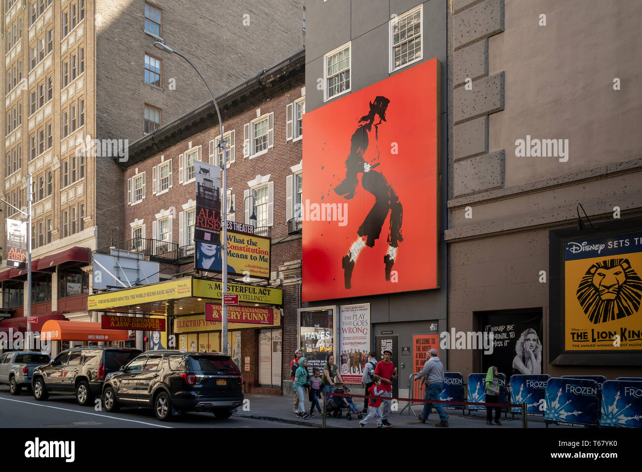 A billboard in Times Square in New York on Wednesday, April 24, 2019 ...