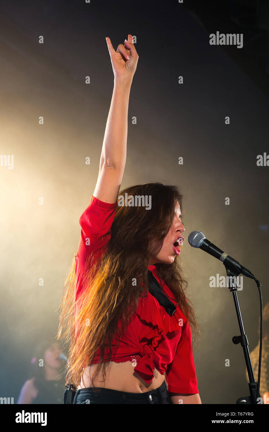 BARCELONA - MAY 10: Solea Morente (flamenco singer) performs in concert ...