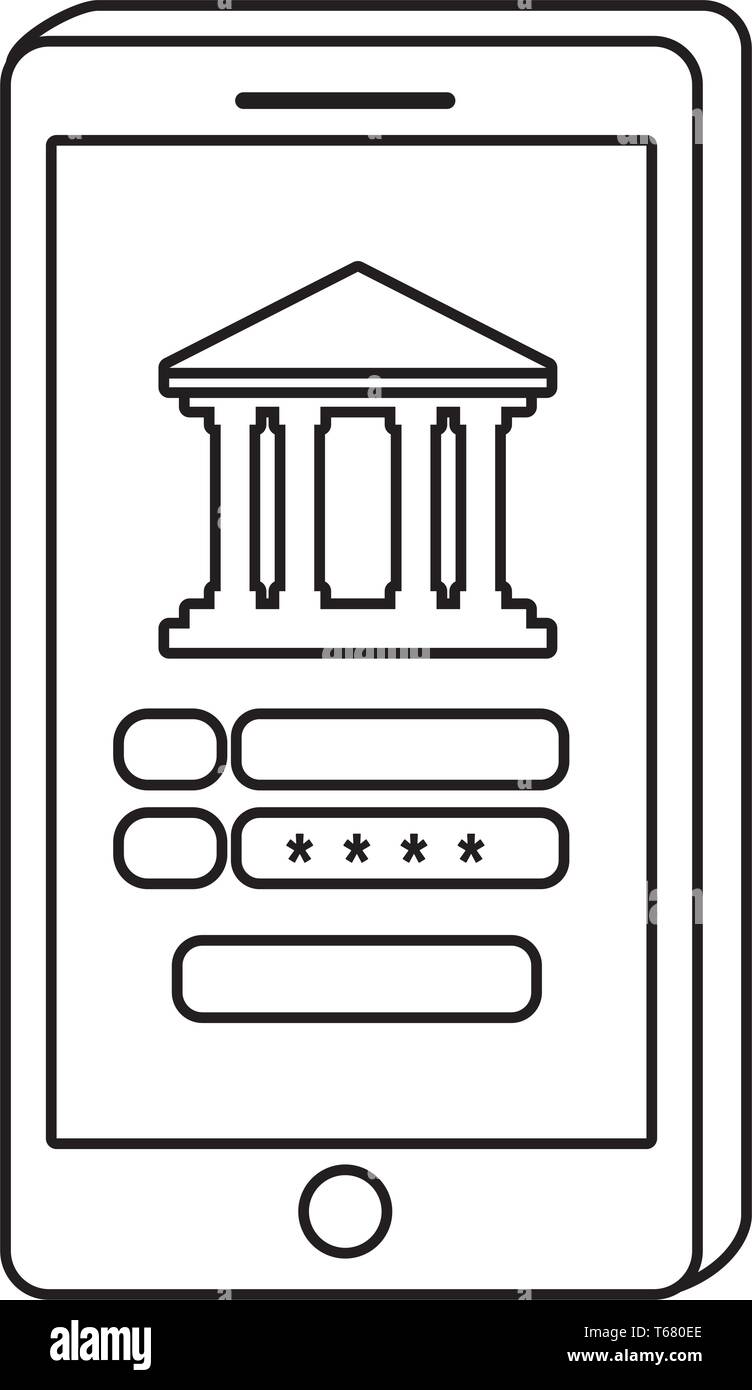 Digital banking services online tools smartphone screen password ...