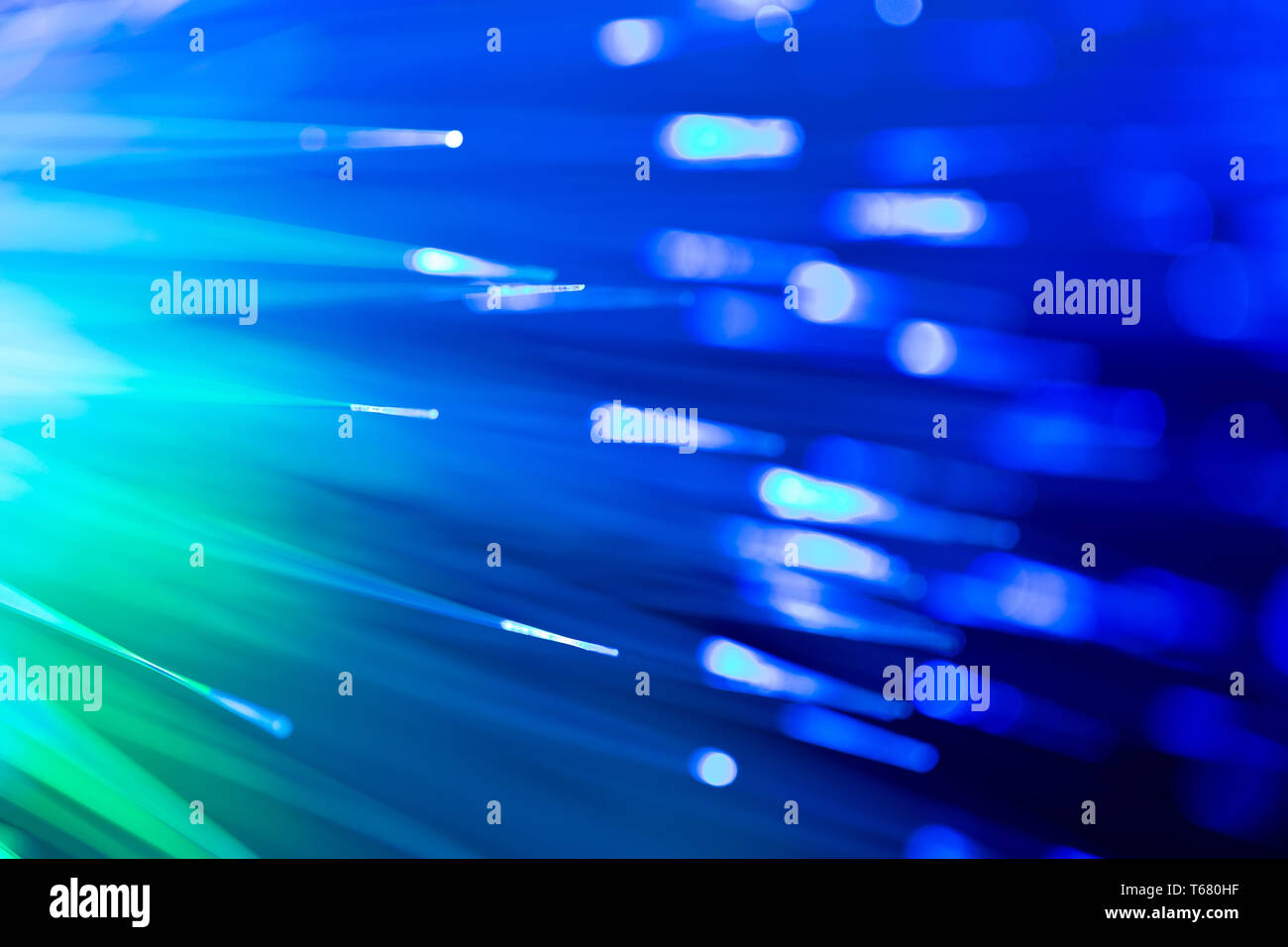 optical fibres abstract blurred technology background Stock Photo - Alamy
