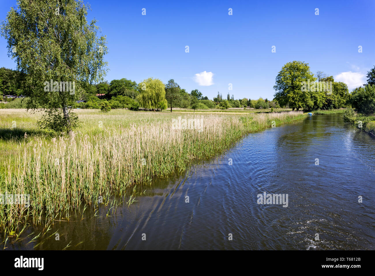 Beautiful Landscape in Uckermark, a Region in northeast Germany ...