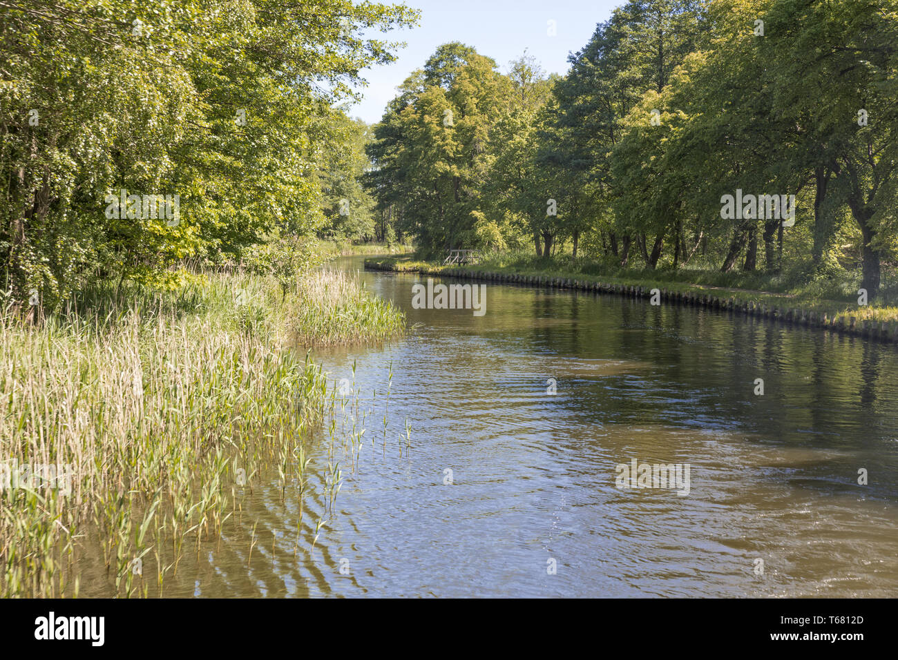 Beautiful Landscape in Uckermark, a Region in northeast Germany ...