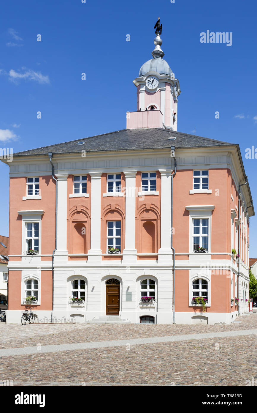 Village Templin, Uckermark, a Region in northeast Germany, Brandenburg ...