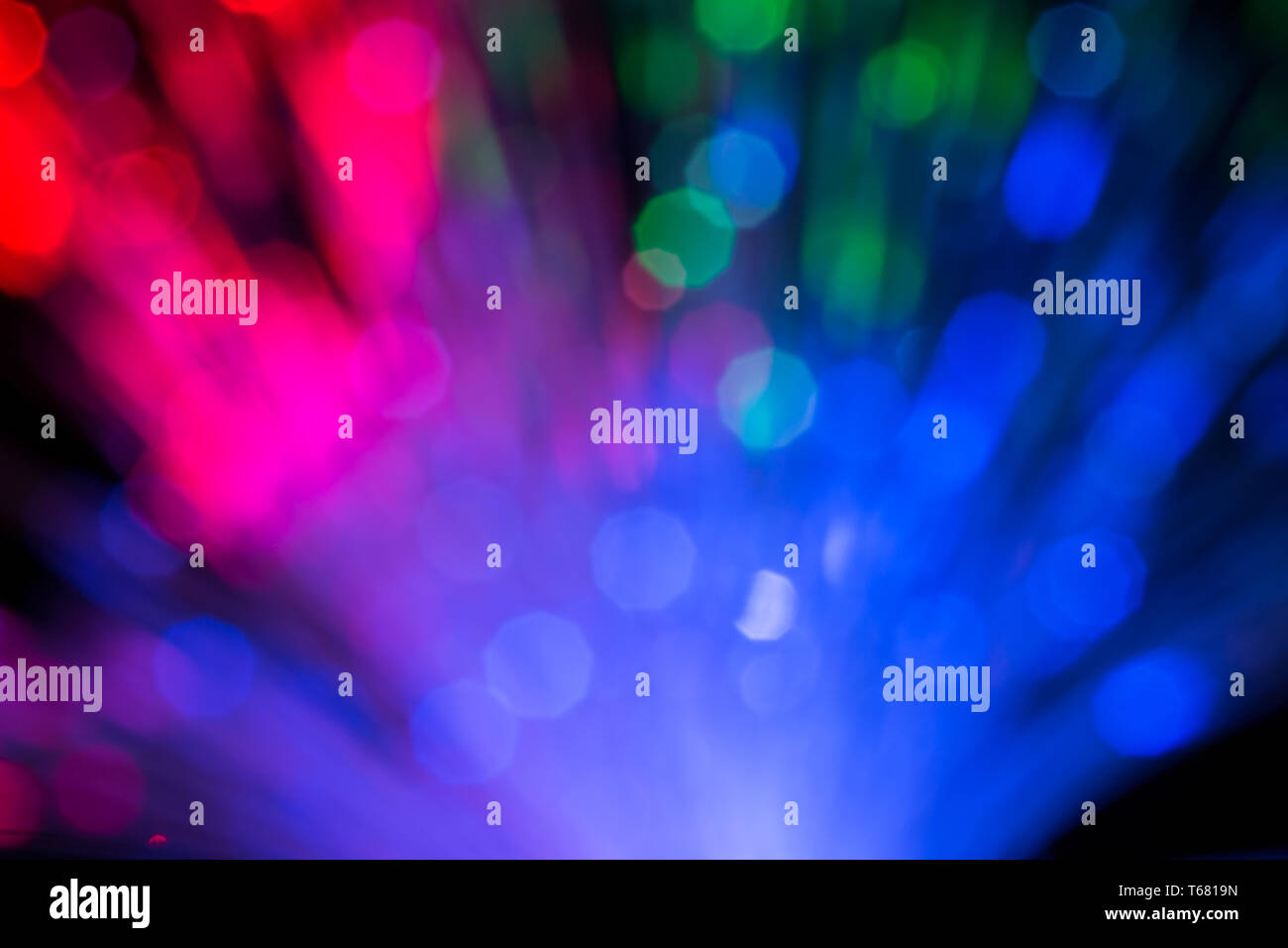 optical fibres abstract blurred technology background Stock Photo - Alamy