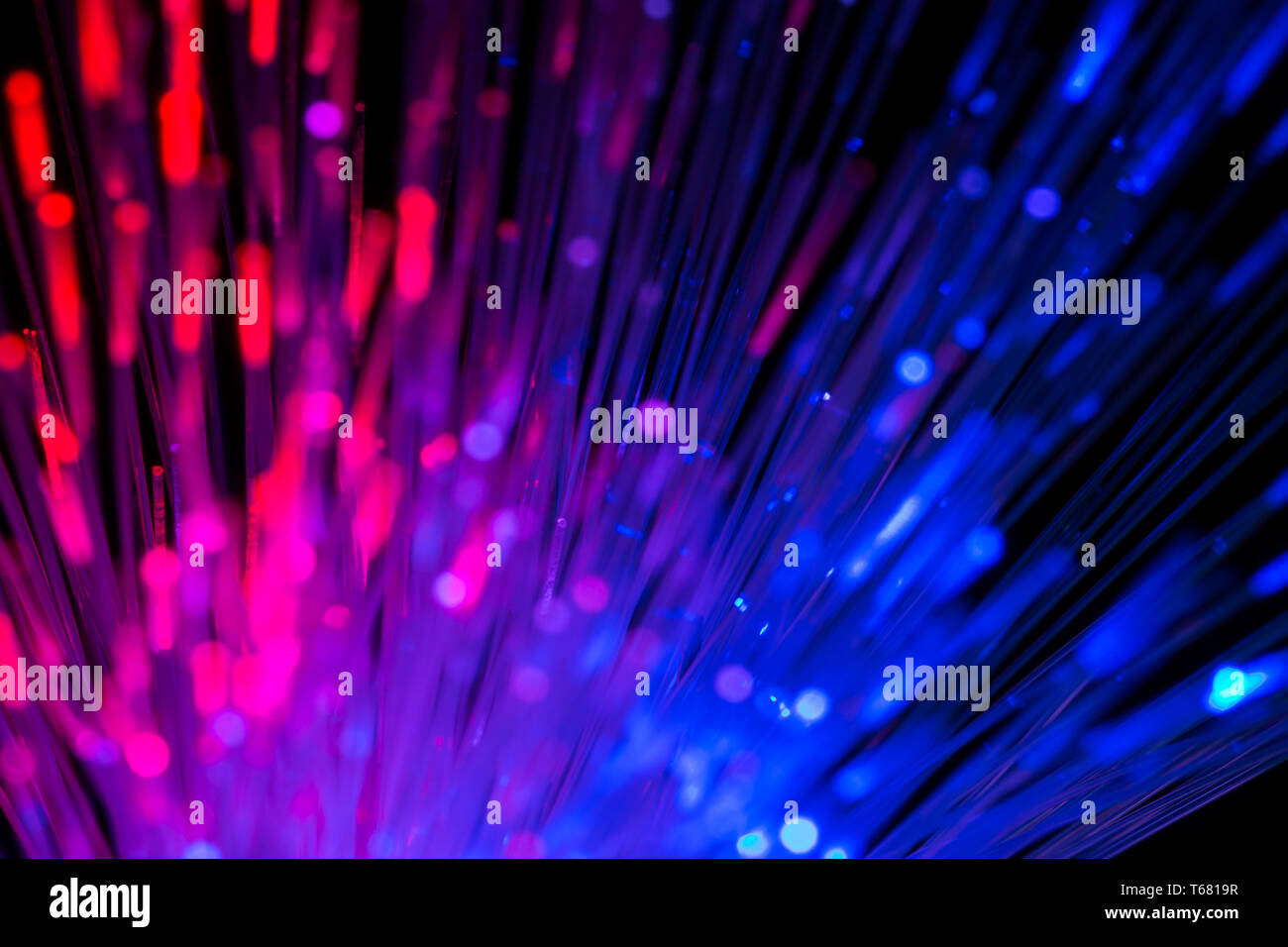 optical fibres abstract blurred technology background Stock Photo - Alamy