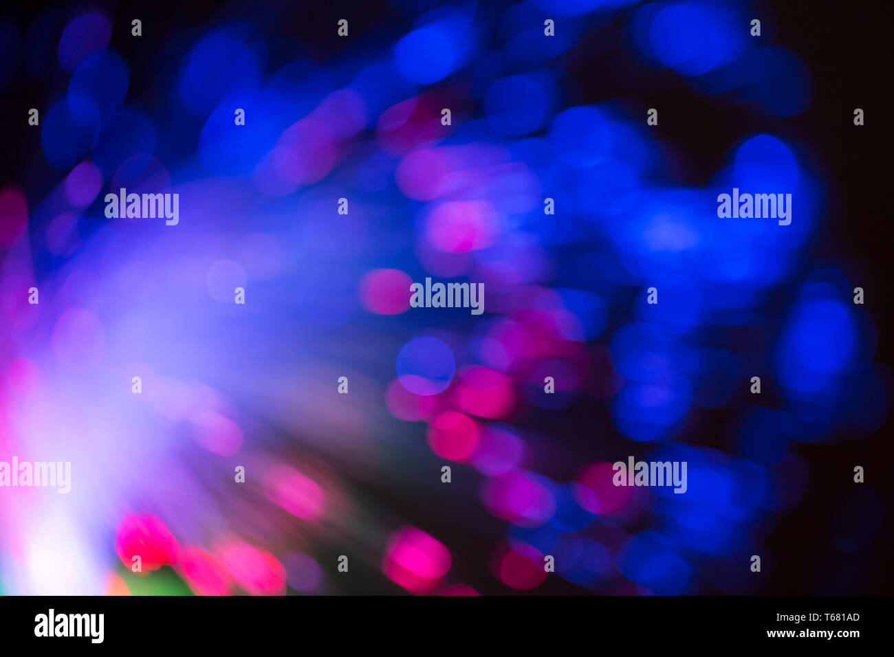 optical fibres abstract blurred technology background Stock Photo - Alamy