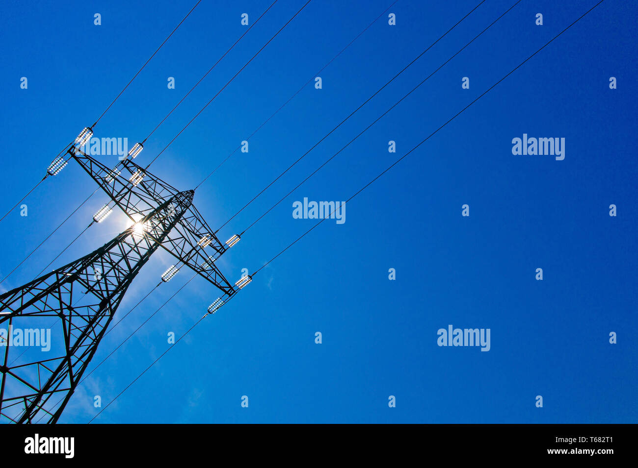 power pole symbol photo Stock Photo - Alamy