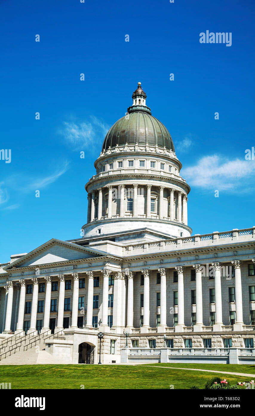 Utah state capitol building in Salt Lake City Stock Photo - Alamy