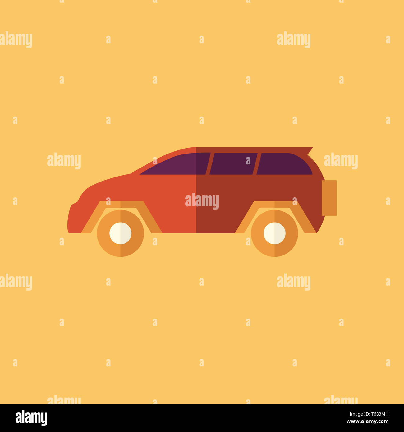 Family car icon hi-res stock photography and images - Alamy