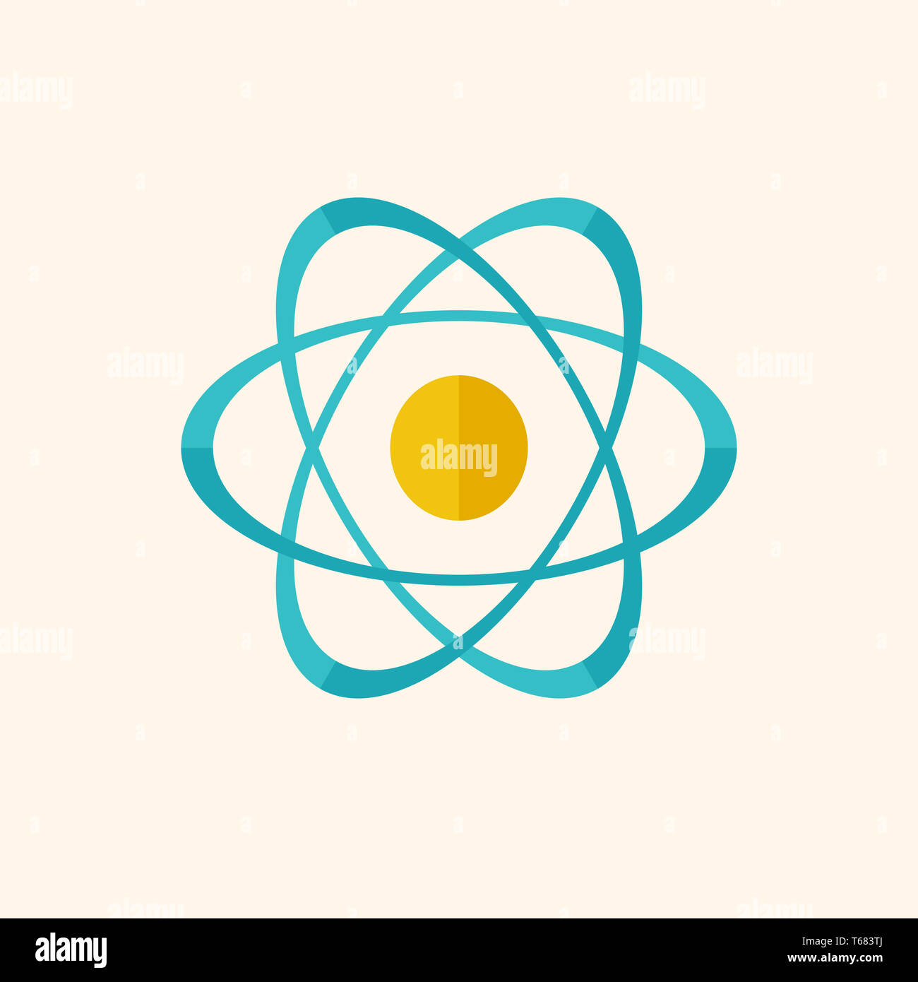 Atom structure icon hi-res stock photography and images - Alamy