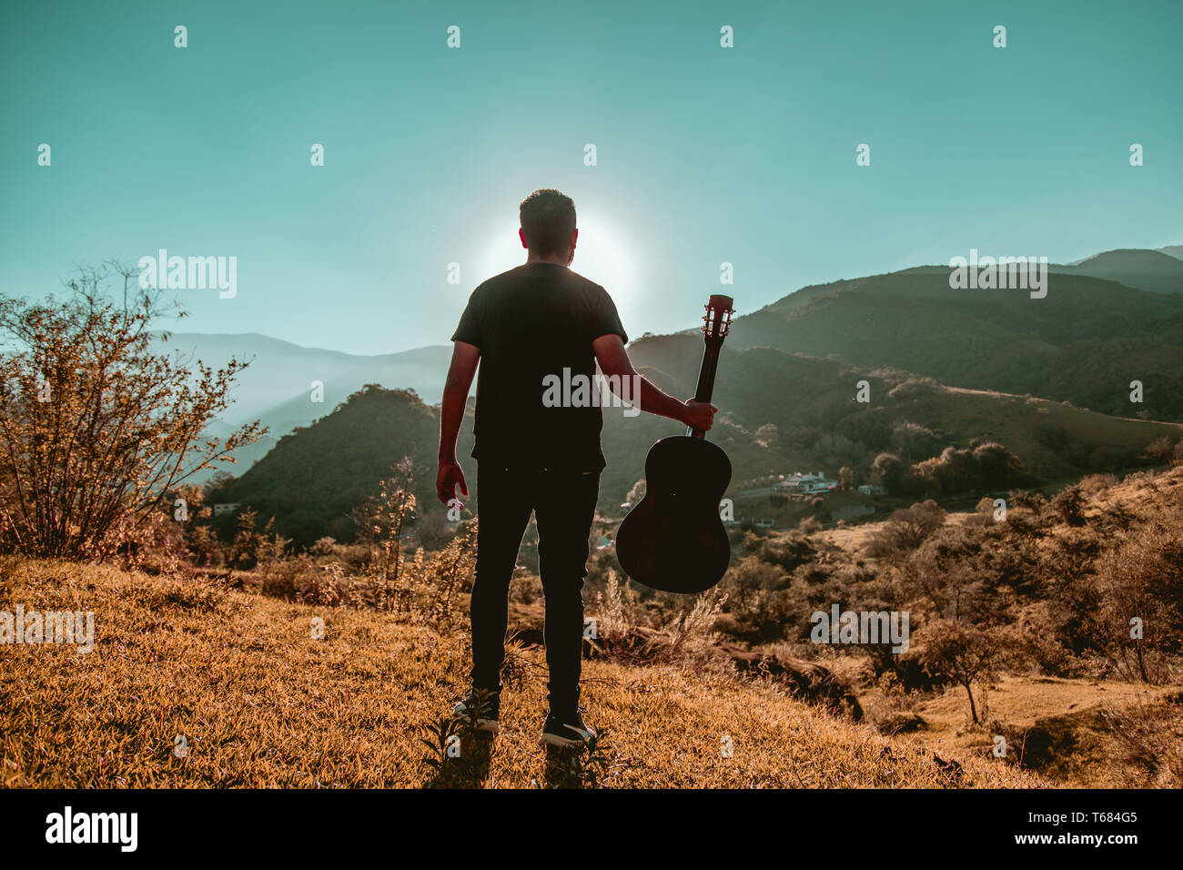 Guitar landscape hi-res stock photography and images - Alamy
