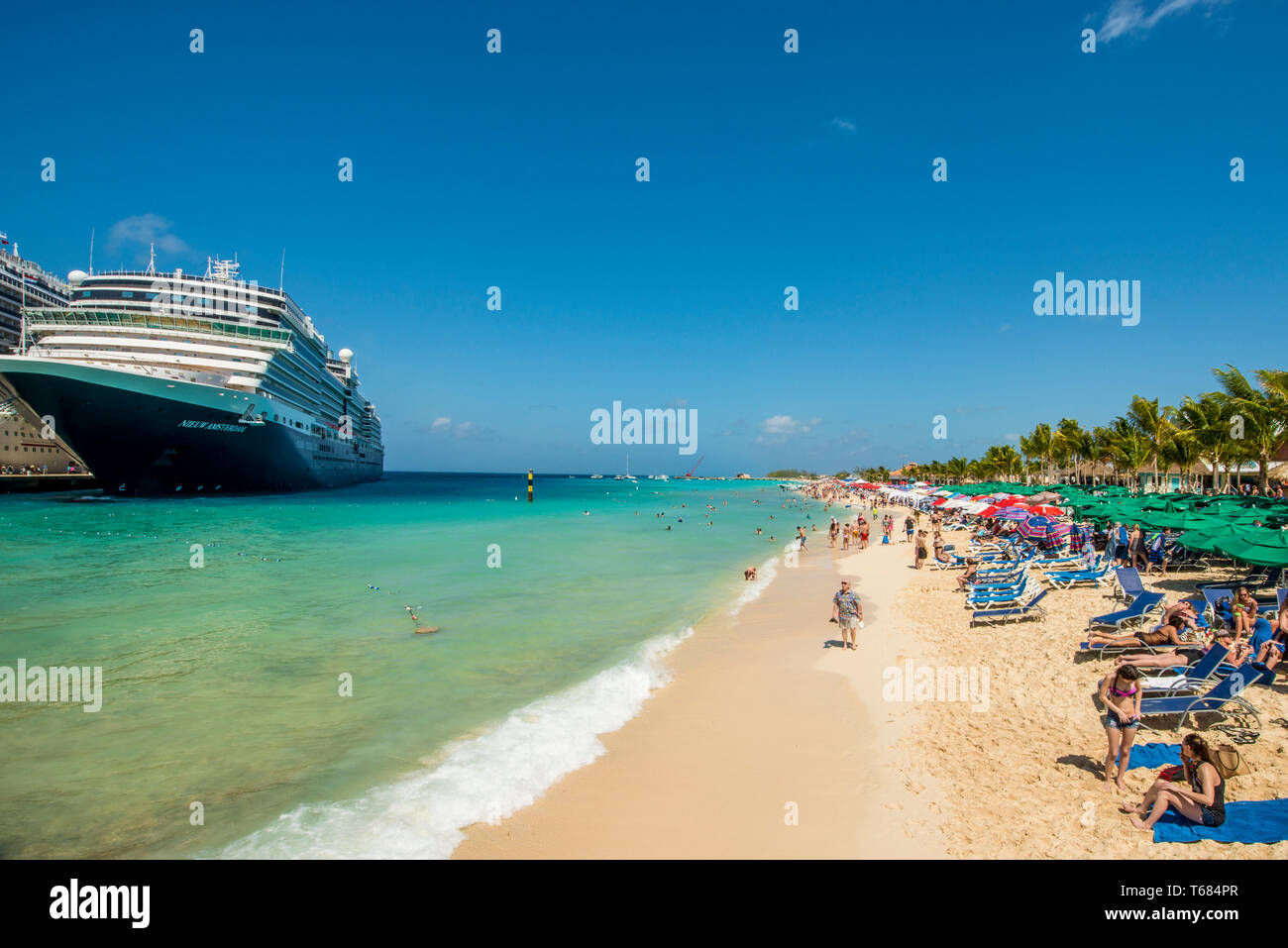Cruise ship, Grand Turk Cruise Port, Grand Turk Island, Turks and ...