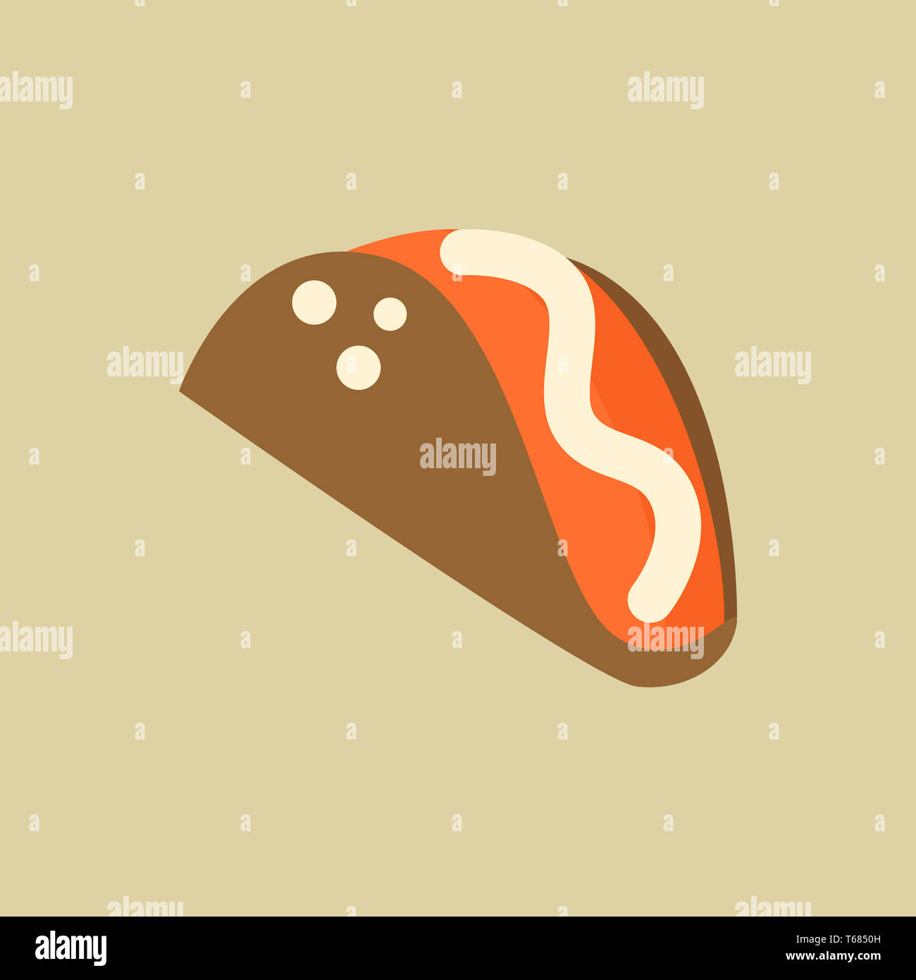 Taco icon hi-res stock photography and images - Alamy