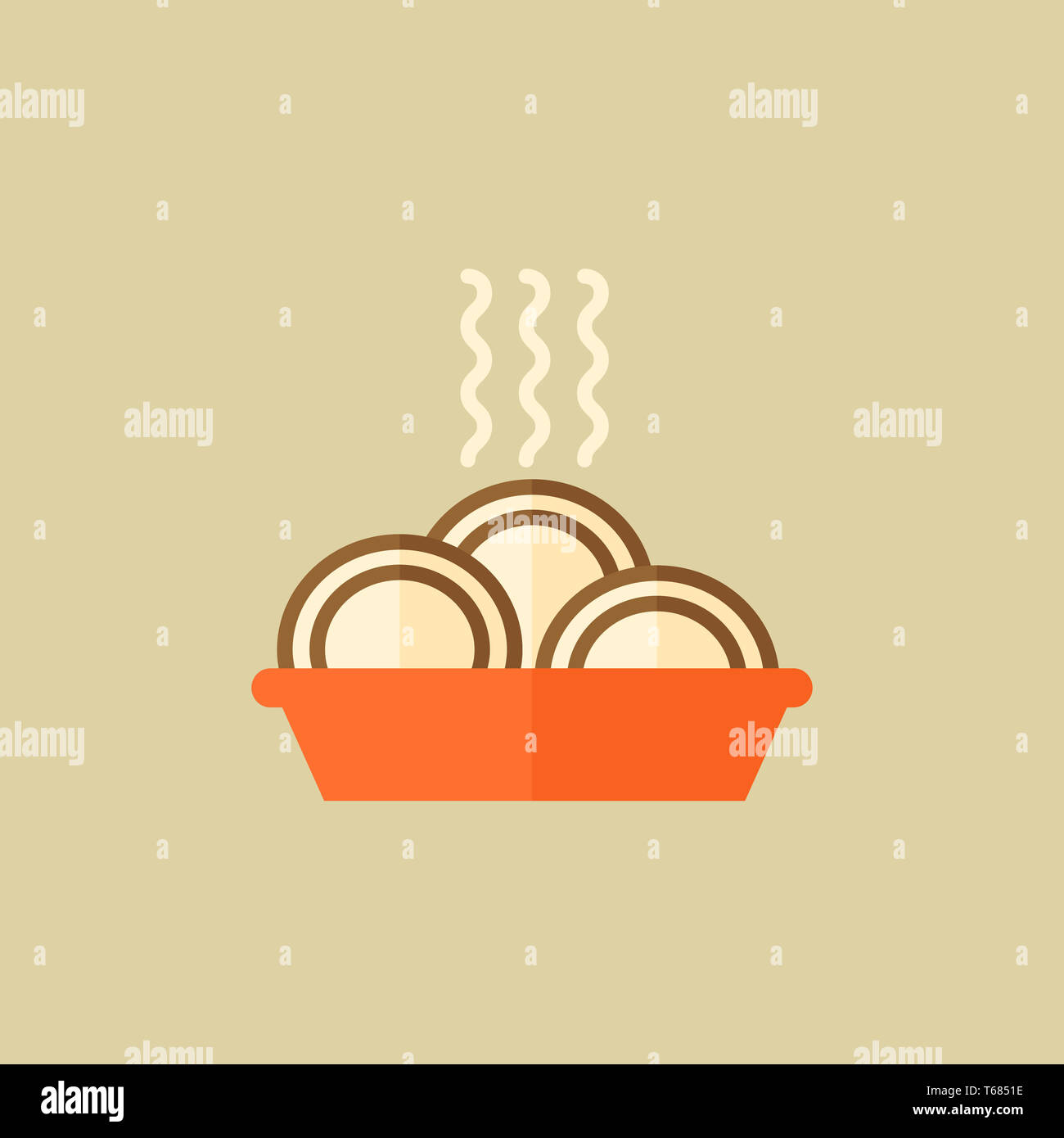 Food Flat Icon Stock Photo - Alamy