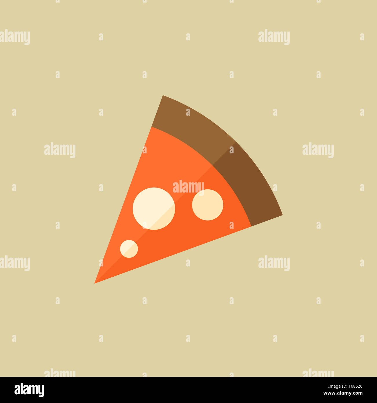 Pizza flat design hi-res stock photography and images - Alamy