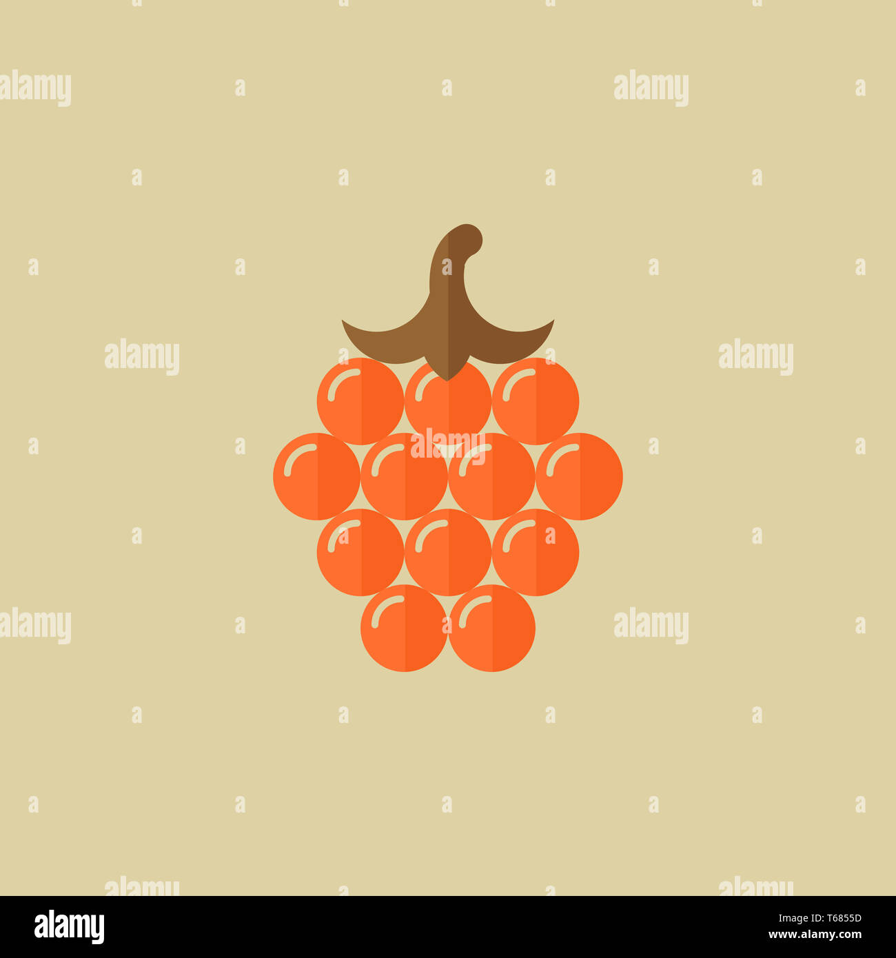 Grapes icon simple element hi-res stock photography and images - Alamy