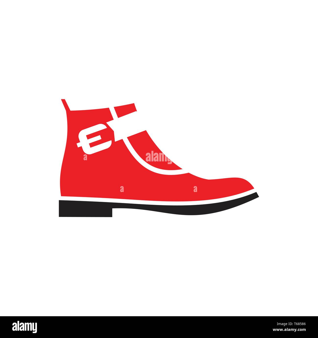 Shoe icon on background for graphic and web design. Simple vector sign ...