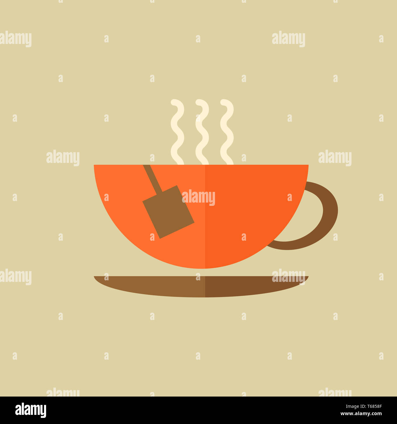 Tea pictogram hi-res stock photography and images - Alamy