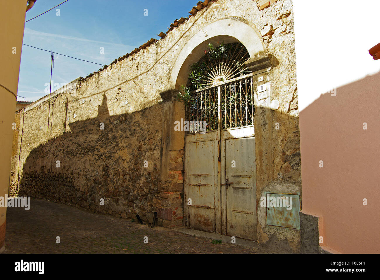 Sorgono, a little village in center of Sardinia, Italy Stock Photo - Alamy