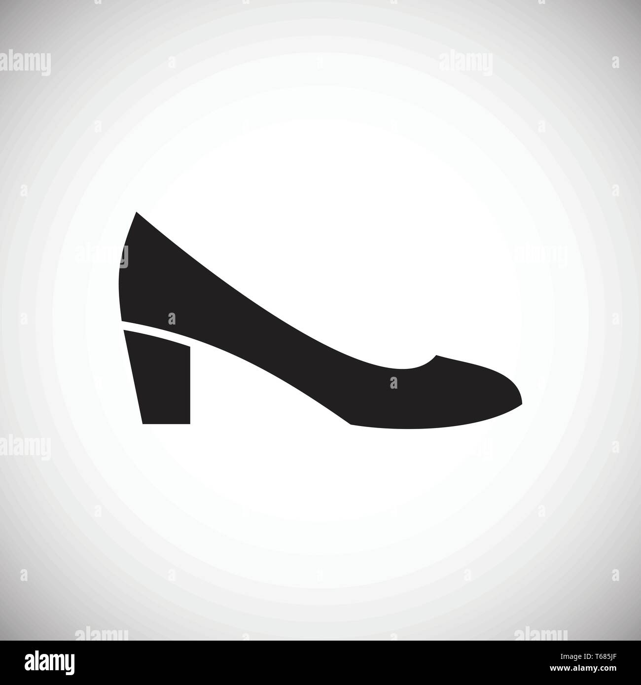 Shoe icon on background for graphic and web design. Simple vector sign ...