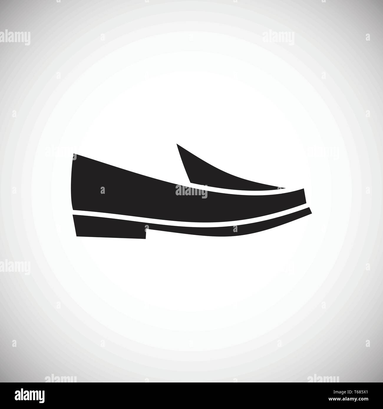 Shoe icon on background for graphic and web design. Simple vector sign ...