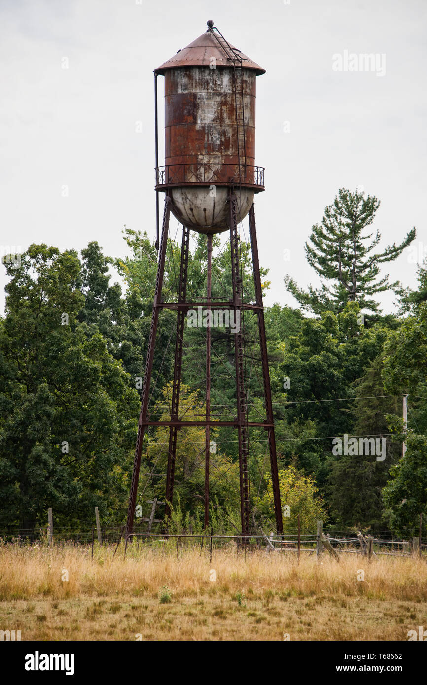 Old rusty water town Stock Photo - Alamy