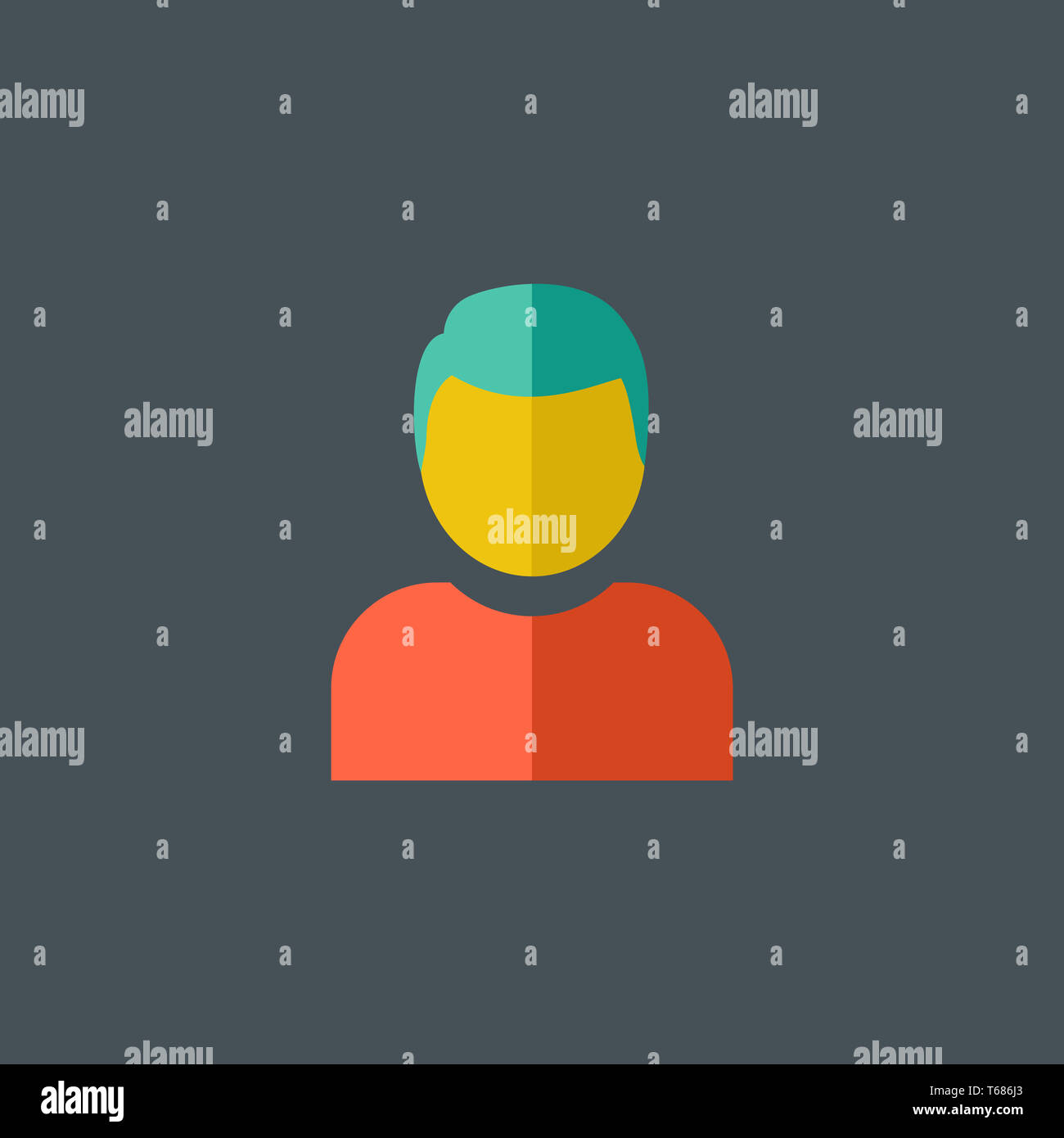 Avatar flat hi-res stock photography and images - Alamy