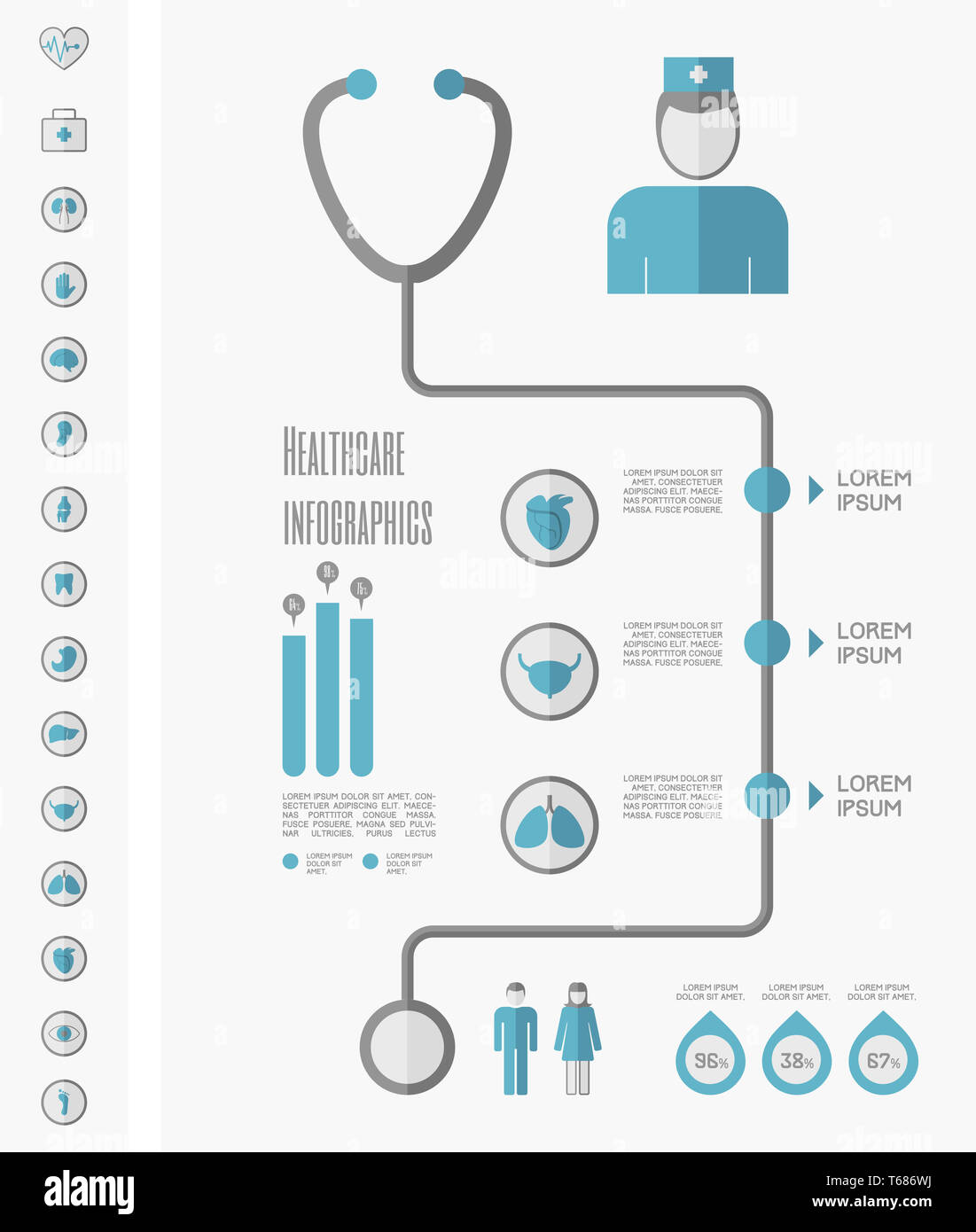 Medical data collection Cut Out Stock Images & Pictures - Alamy