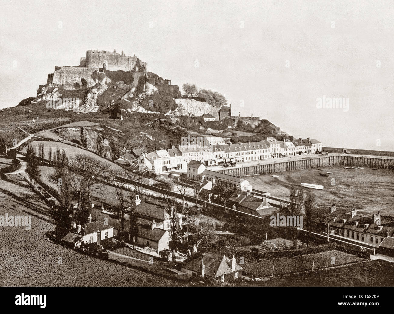 St helier harbour aerial hi-res stock photography and images - Alamy