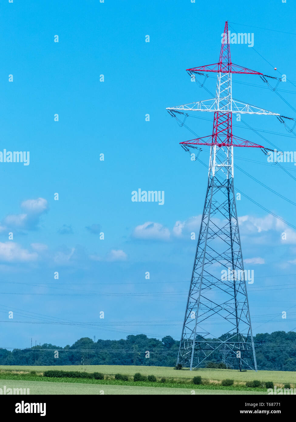 power pole symbol photo Stock Photo - Alamy